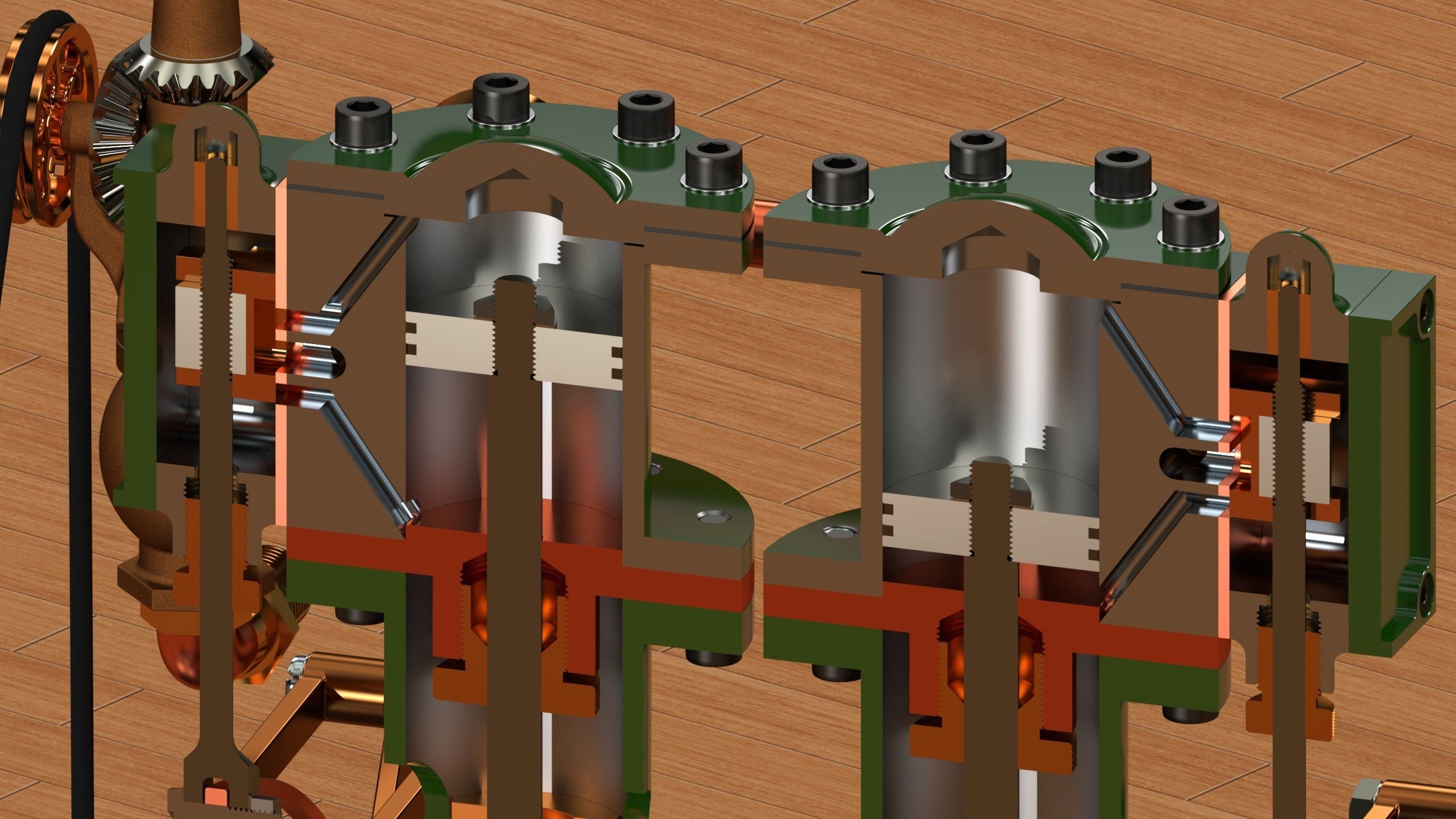 Steam Engine Circa 1830 free 3D model | CGTrader
