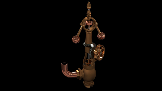 Flyball Governor - Centrifugal Governor free 3D Model OBJ STL IGE IGS ...