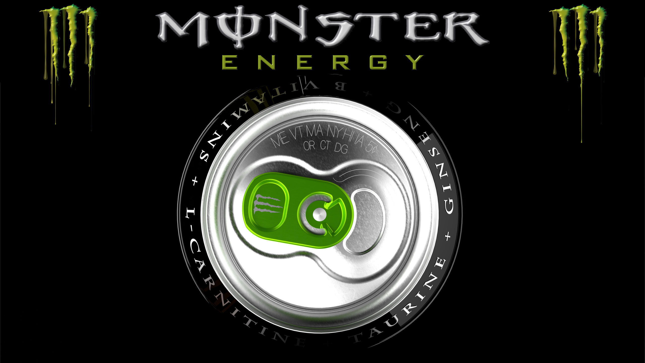 Monster Energy Drink High Detail free 3D model | CGTrader