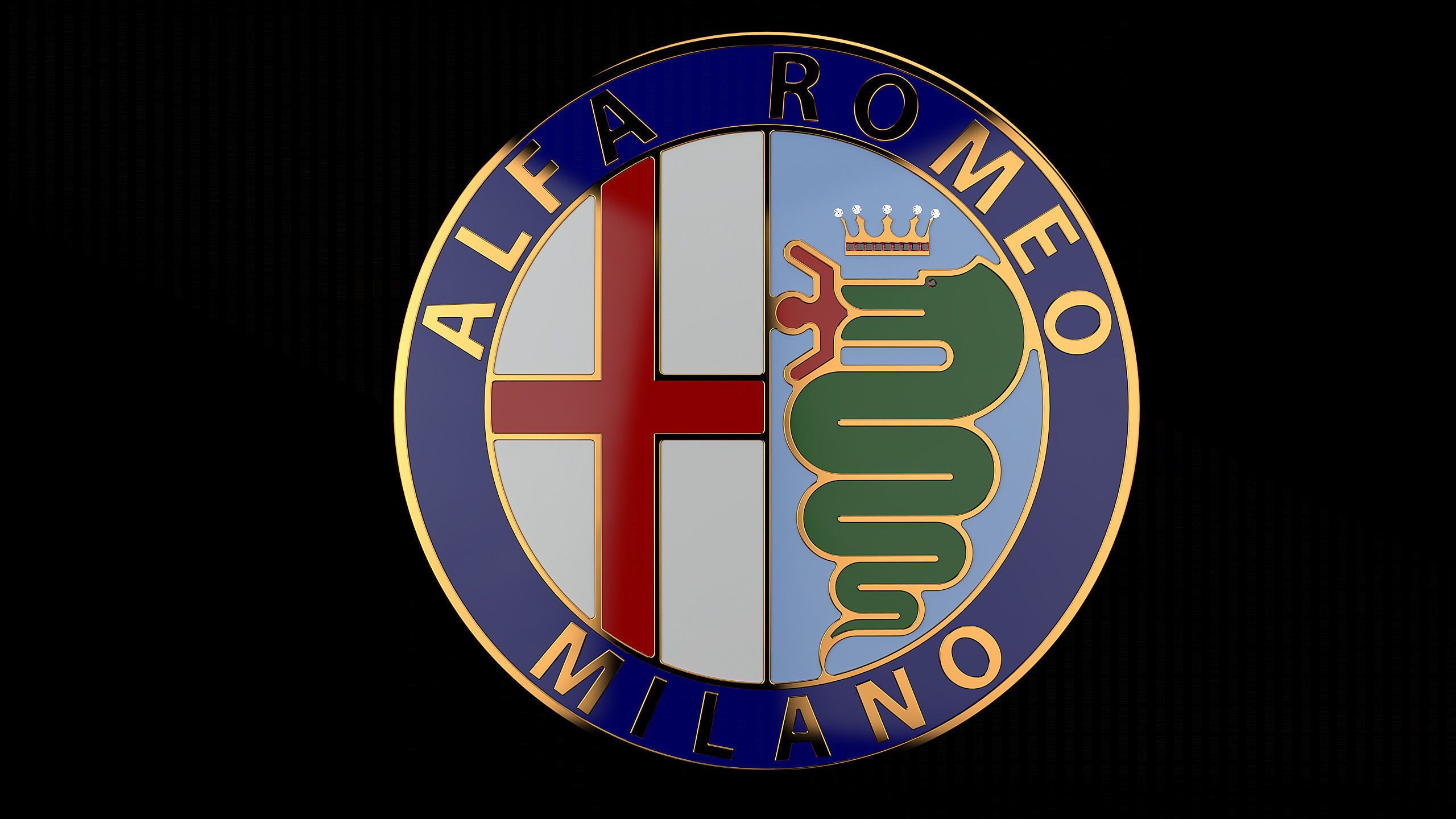 Alfa Romeo Badge free 3D model | CGTrader