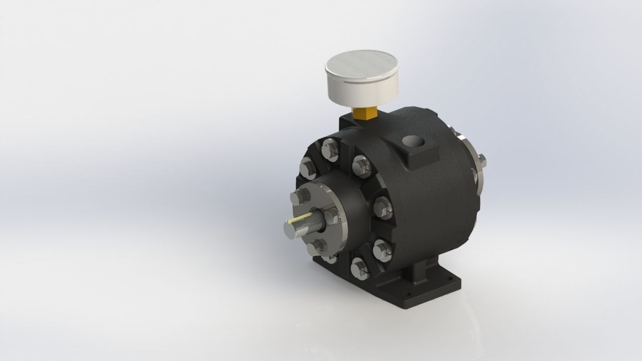 Air Motor with Exhaust free 3D model | CGTrader