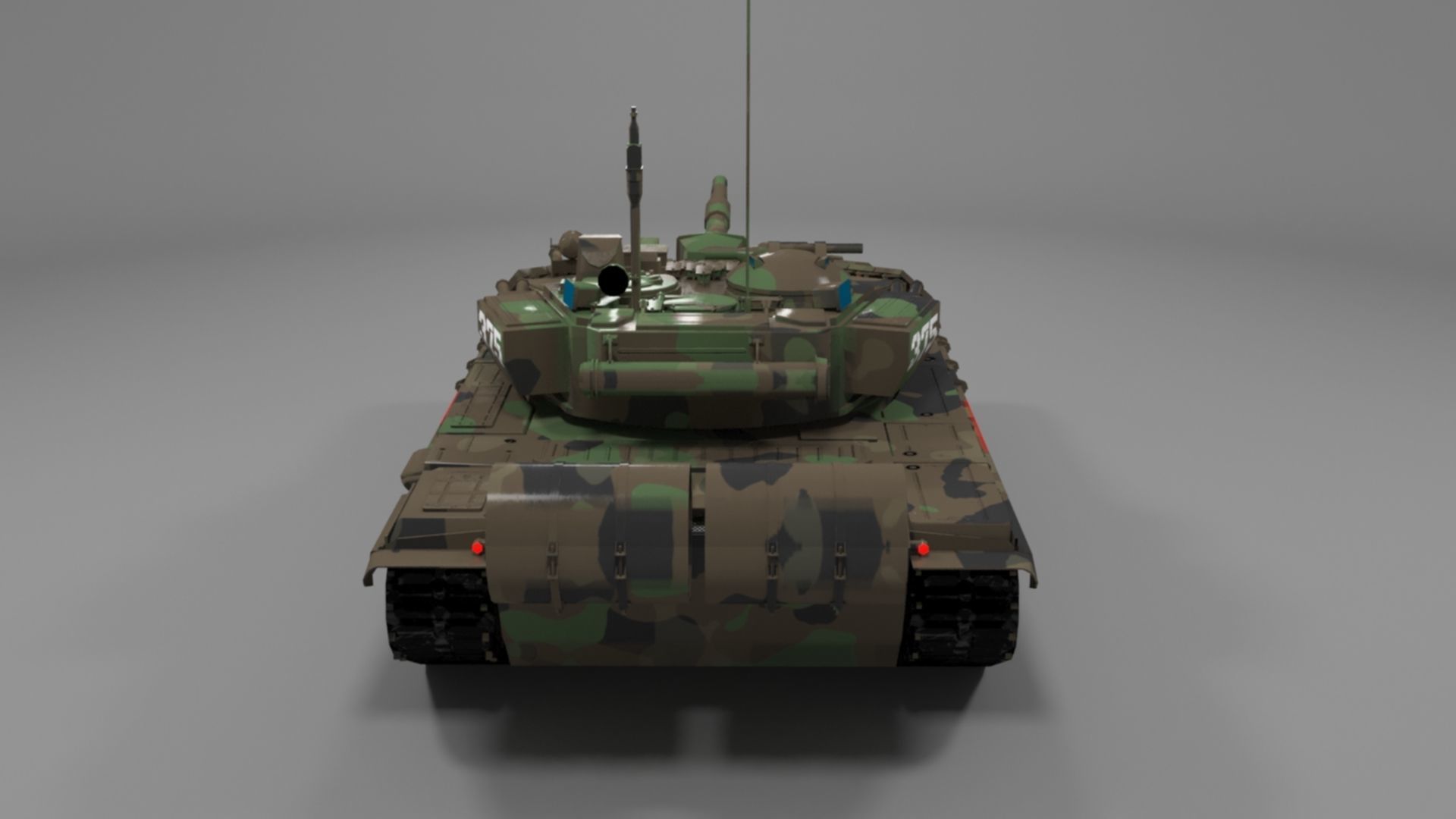 3D model Wagner PMC T90A Tank with Iconic Red Z Marking 3D Model VR / AR / low-poly | CGTrader