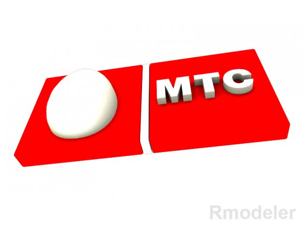 MTC 3d Logo 3D model | CGTrader