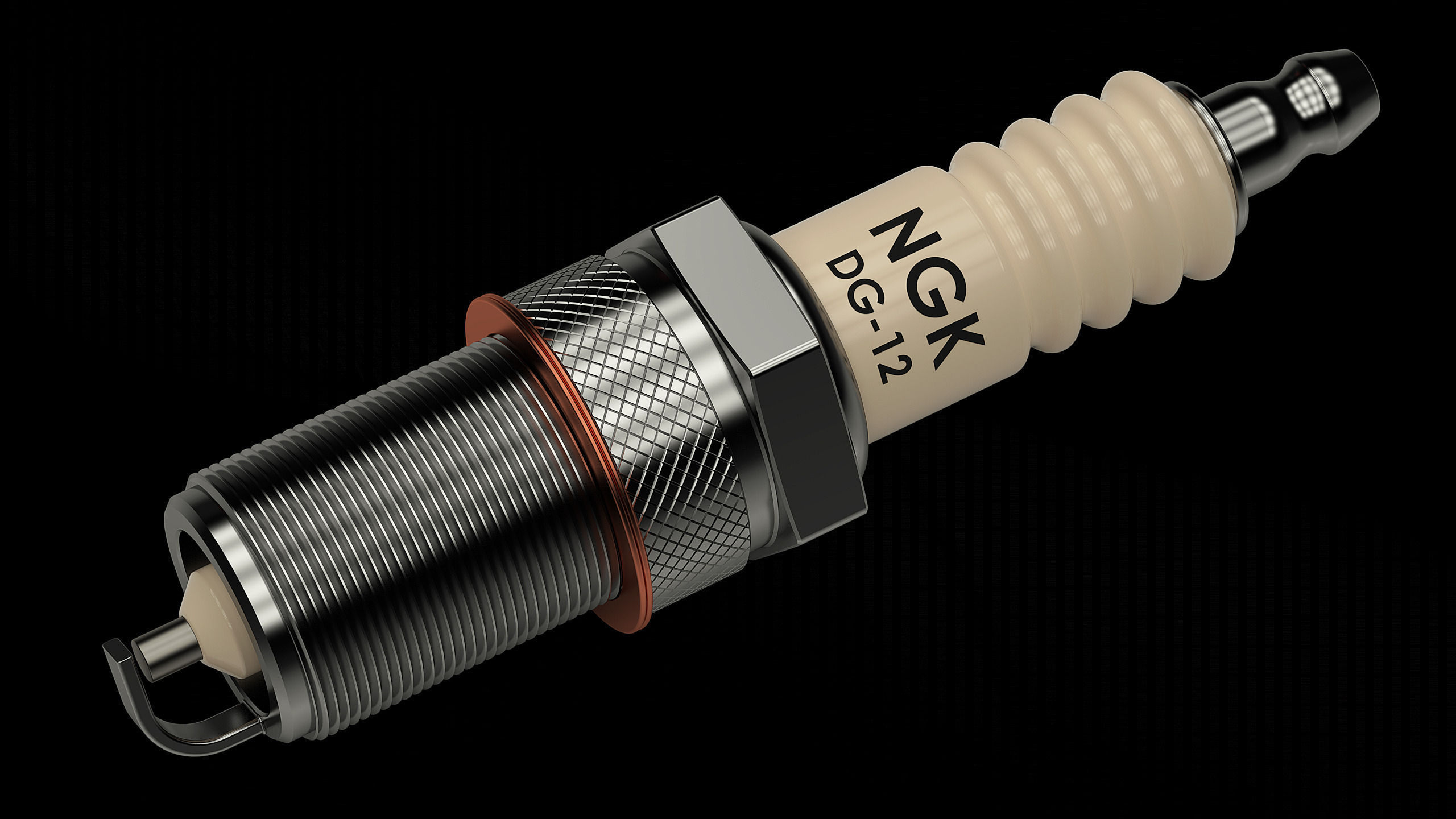 Spark Plug - High Detail free 3D model | CGTrader