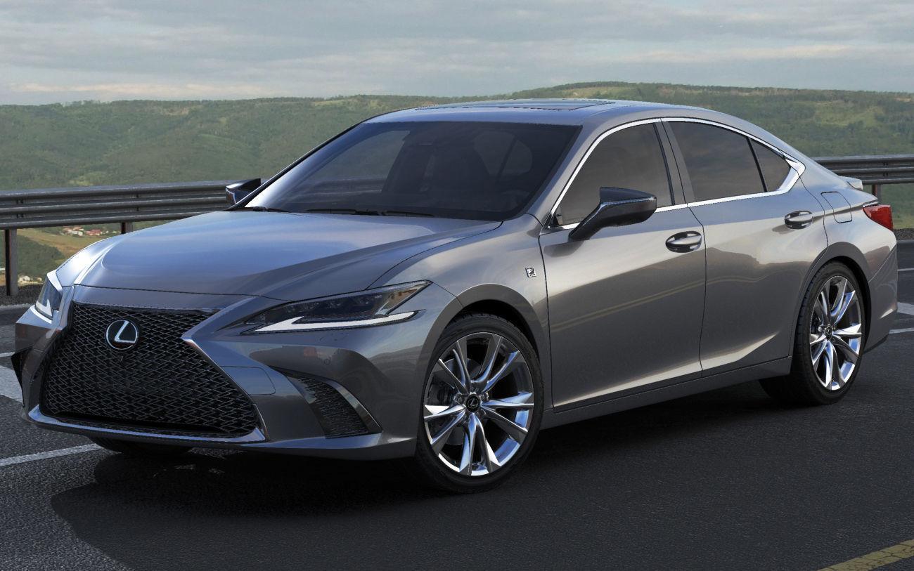 Lexus ES F-Sport 2019 3D model | CGTrader