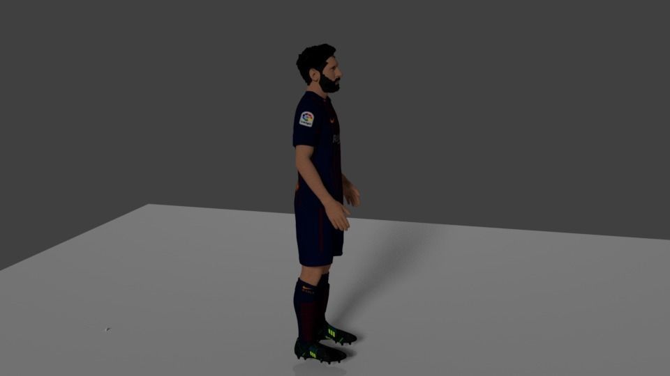 3D model Lionel Messi VR / AR / low-poly | CGTrader