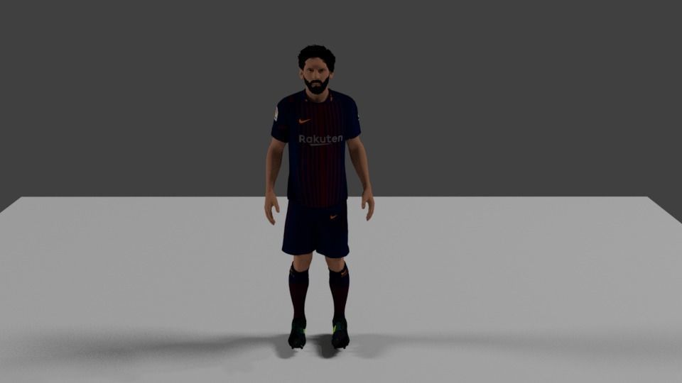 3D model Lionel Messi VR / AR / low-poly | CGTrader