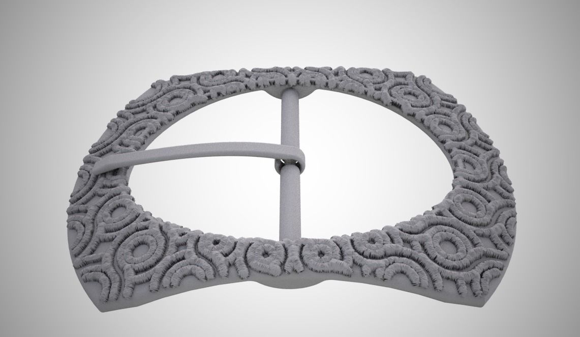Belt Buckle 3D model 3D printable | CGTrader