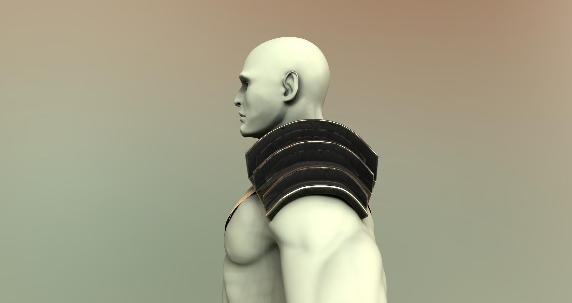 3D model Shoulder-armor model VR / AR / low-poly | CGTrader