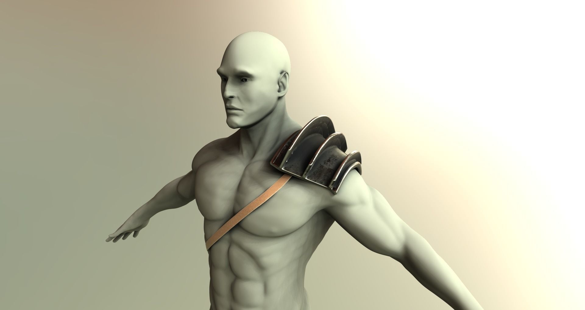 3D model Shoulder-armor model VR / AR / low-poly | CGTrader