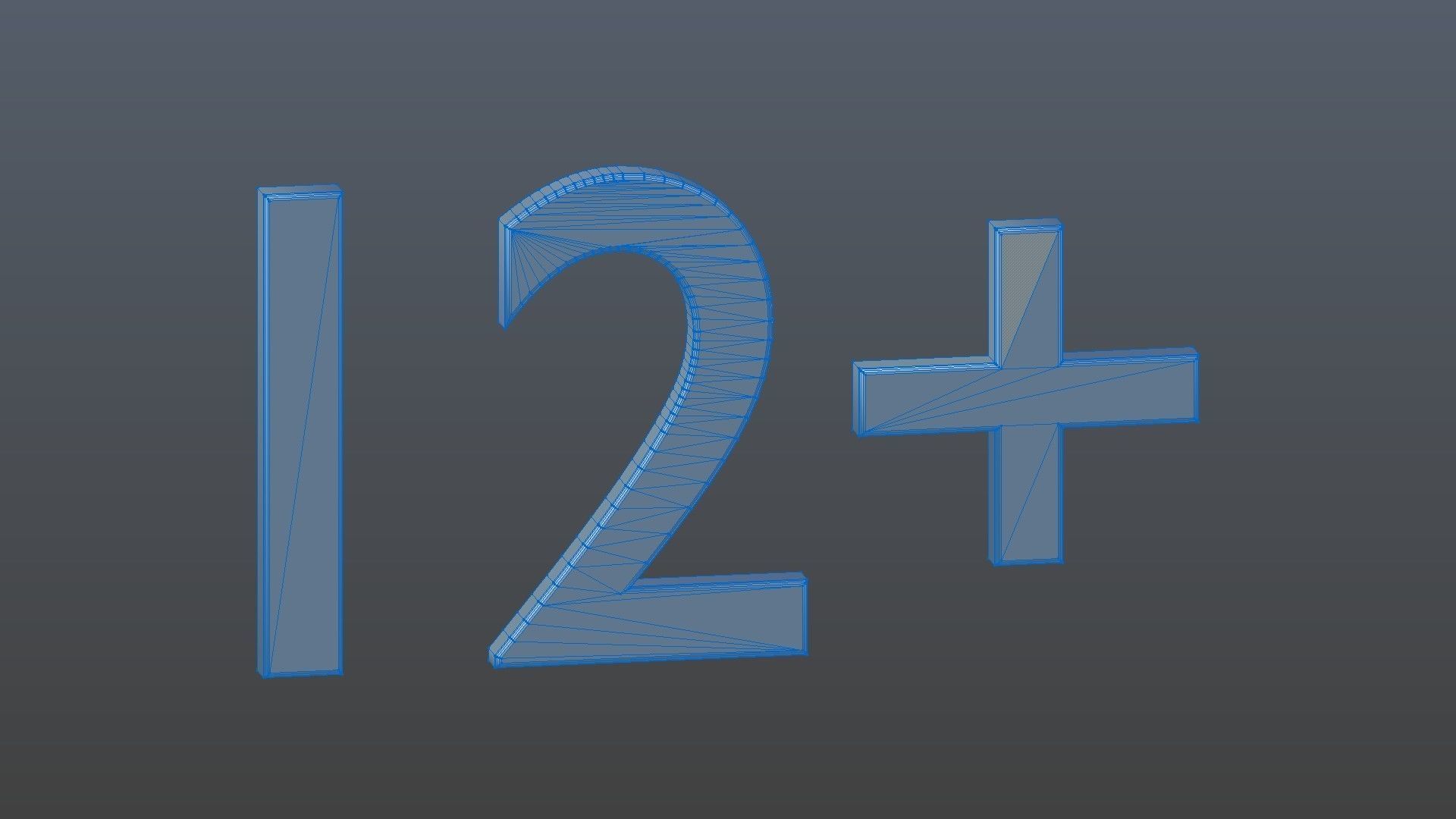 Twelve plus 3D model | CGTrader