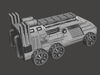 3D model Space Vehicle Spaceship 6x6 VR / AR / low-poly | CGTrader
