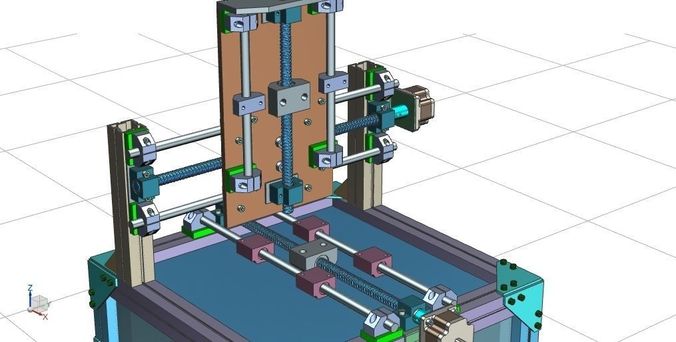 CNC Machine free 3D Model .ige .igs .iges - CGTrader.com