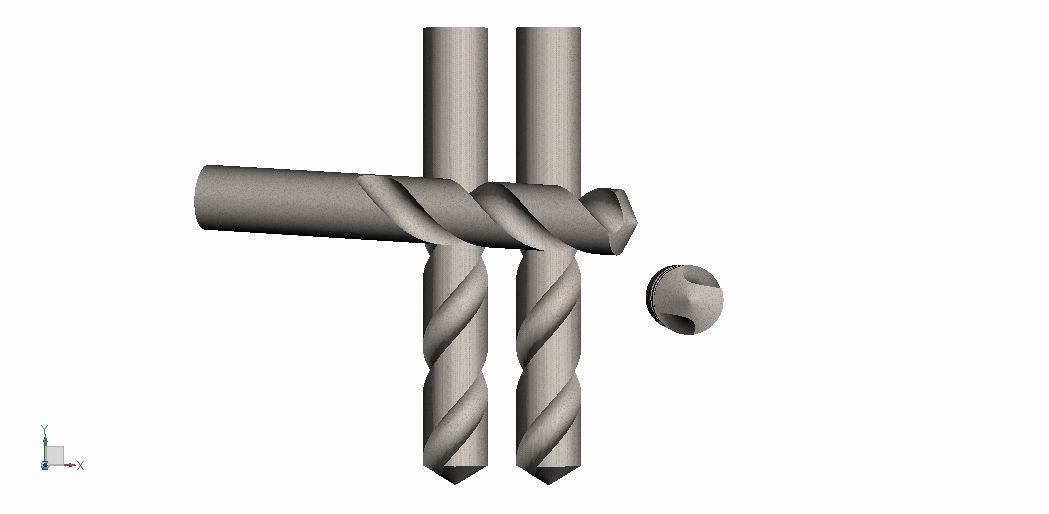 Drill bits free 3D model | CGTrader