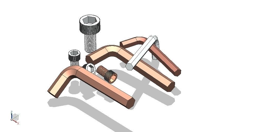 Allen keys free 3D model | CGTrader