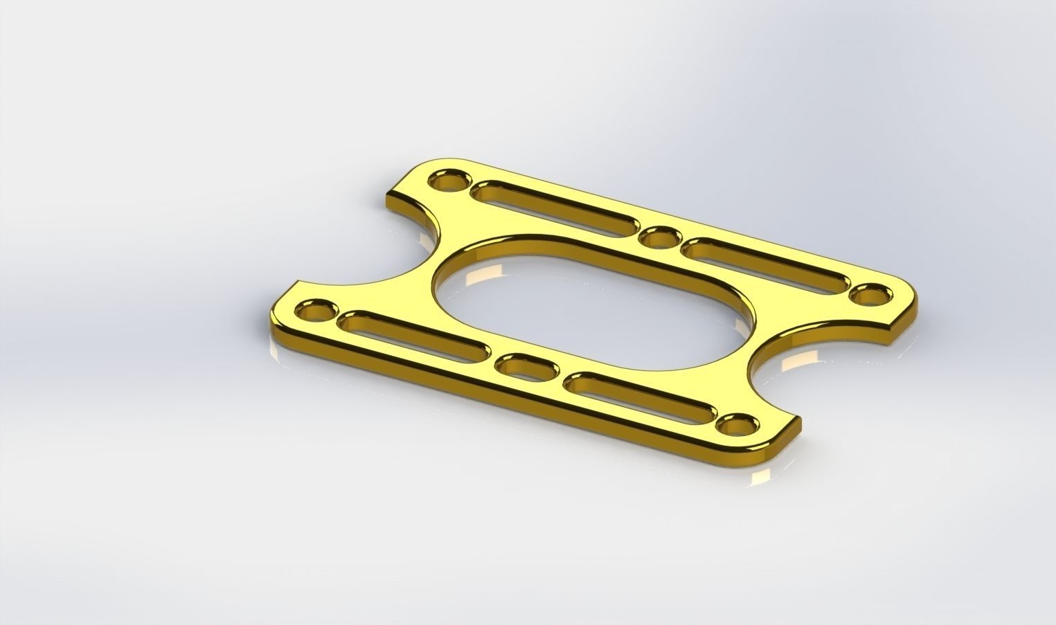 Spacer Plate free 3D model | CGTrader