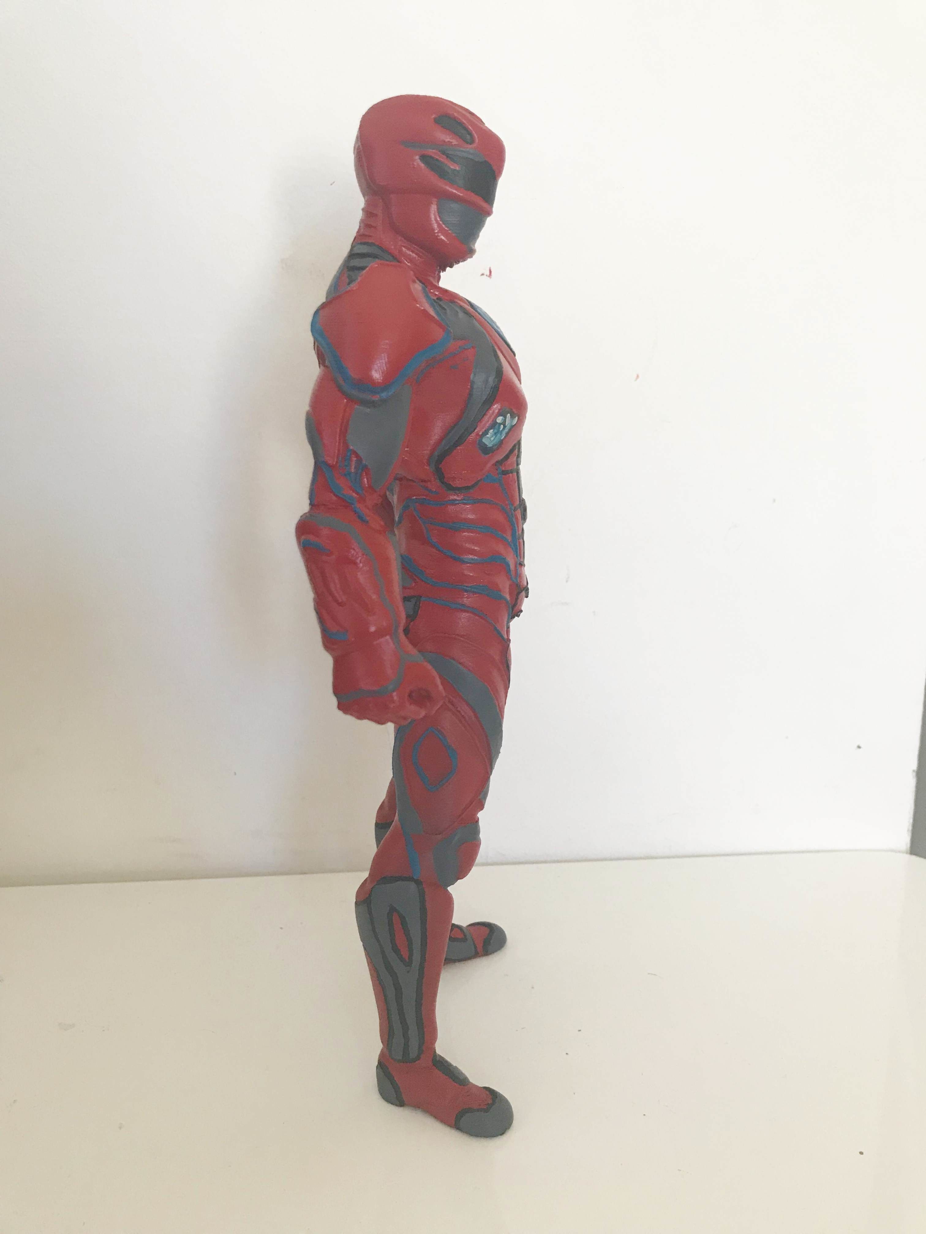 Power Ranger Red Ranger 250mm 3d print free 3D model 3D printable ...