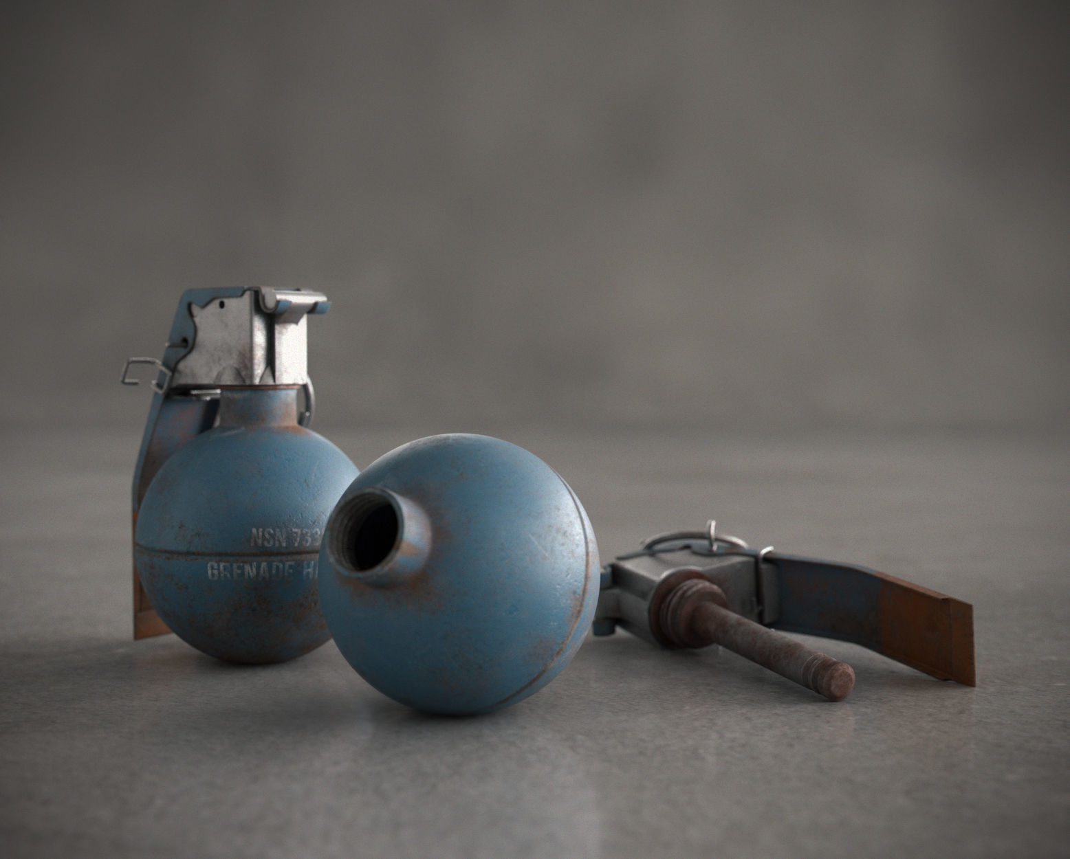 3D model Grenade Hand Practice - M69 VR / AR / low-poly | CGTrader