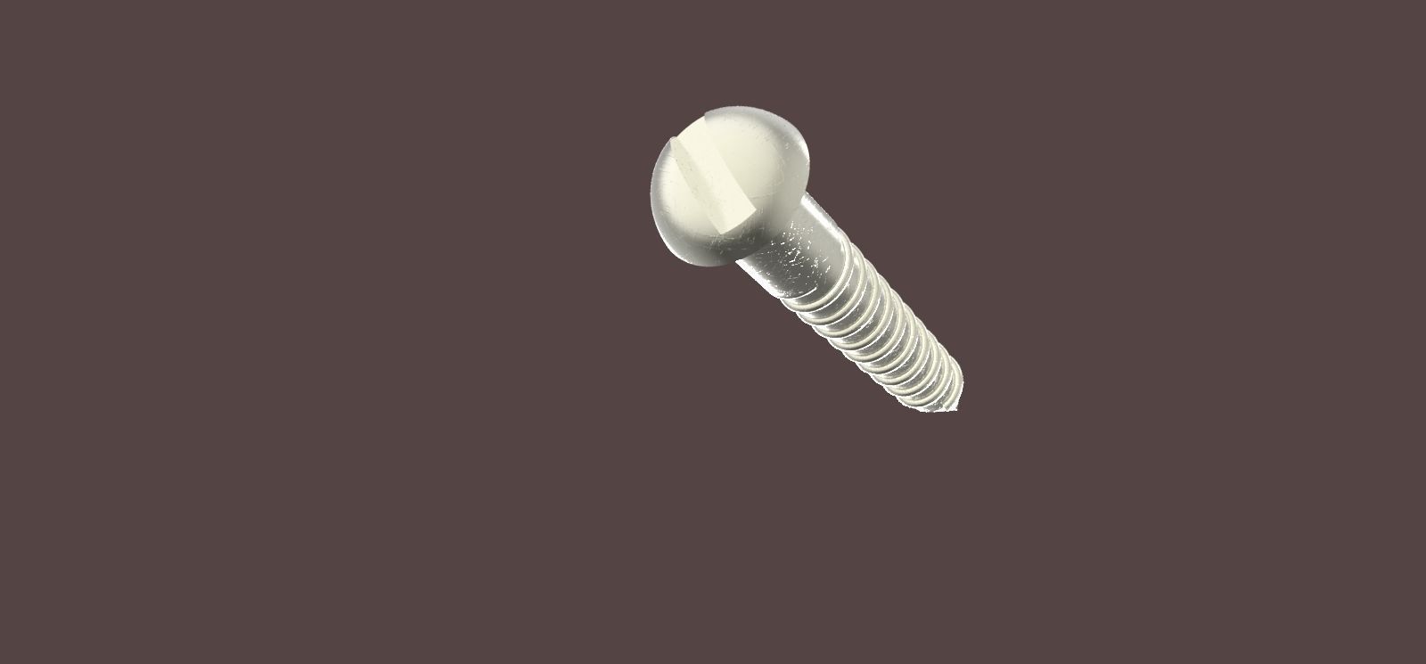 wood screw free 3D model | CGTrader