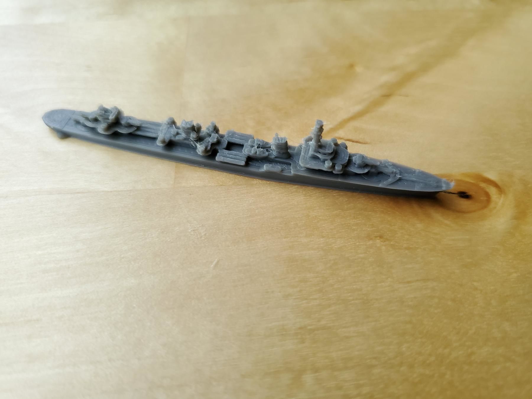 French Le Fantasque Class Destroyer Warship 3D model 3D printable ...