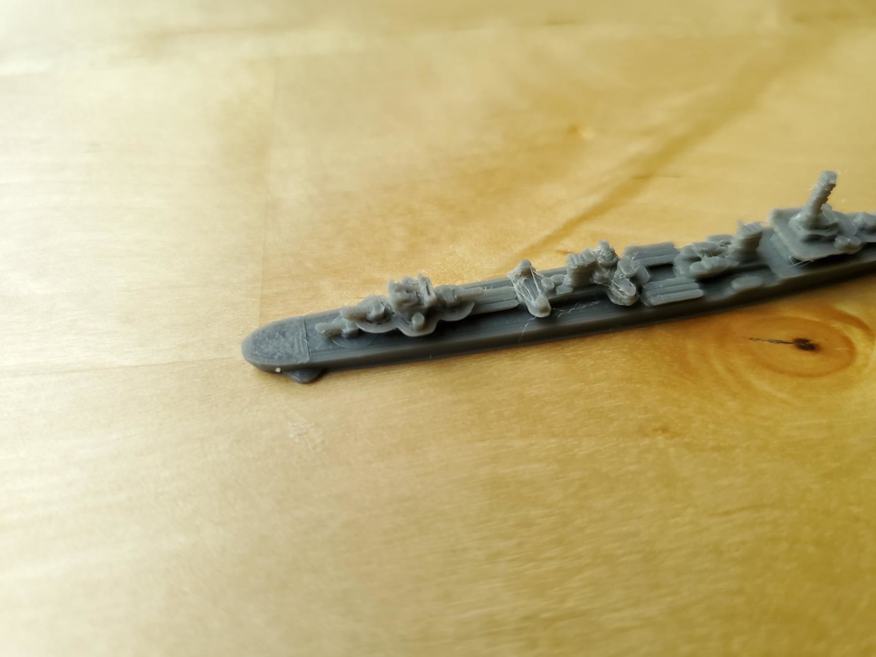 French Le Fantasque Class Destroyer Warship 3D model 3D printable ...