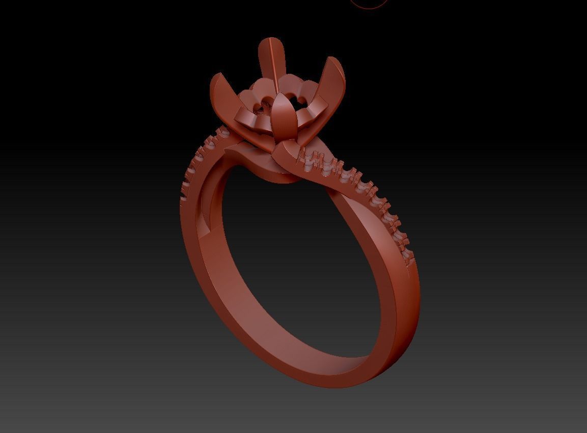 ENGAGEMENT RING STL AND 3DM FILE FOR DOWNLOAD AND PRINT - CC9 3D model 3D printable | CGTrader