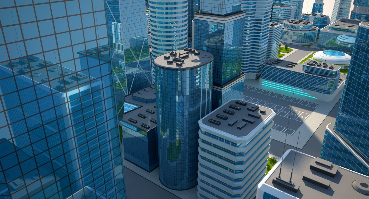 Mega City 2 3D model | CGTrader