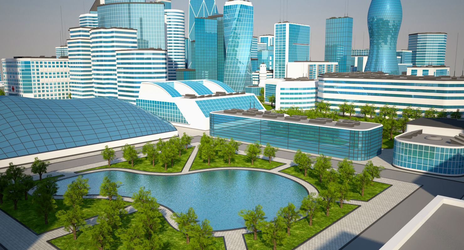 Mega City 2 3D model | CGTrader