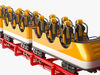 Roller Coaster Train 3D model | CGTrader