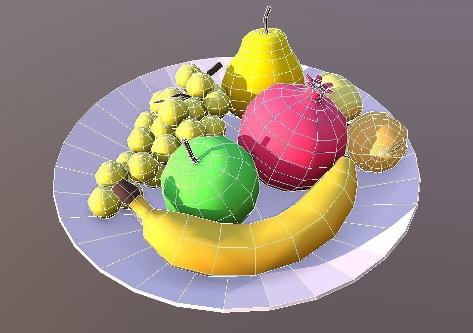3D model low-poly fruit VR / AR / low-poly | CGTrader