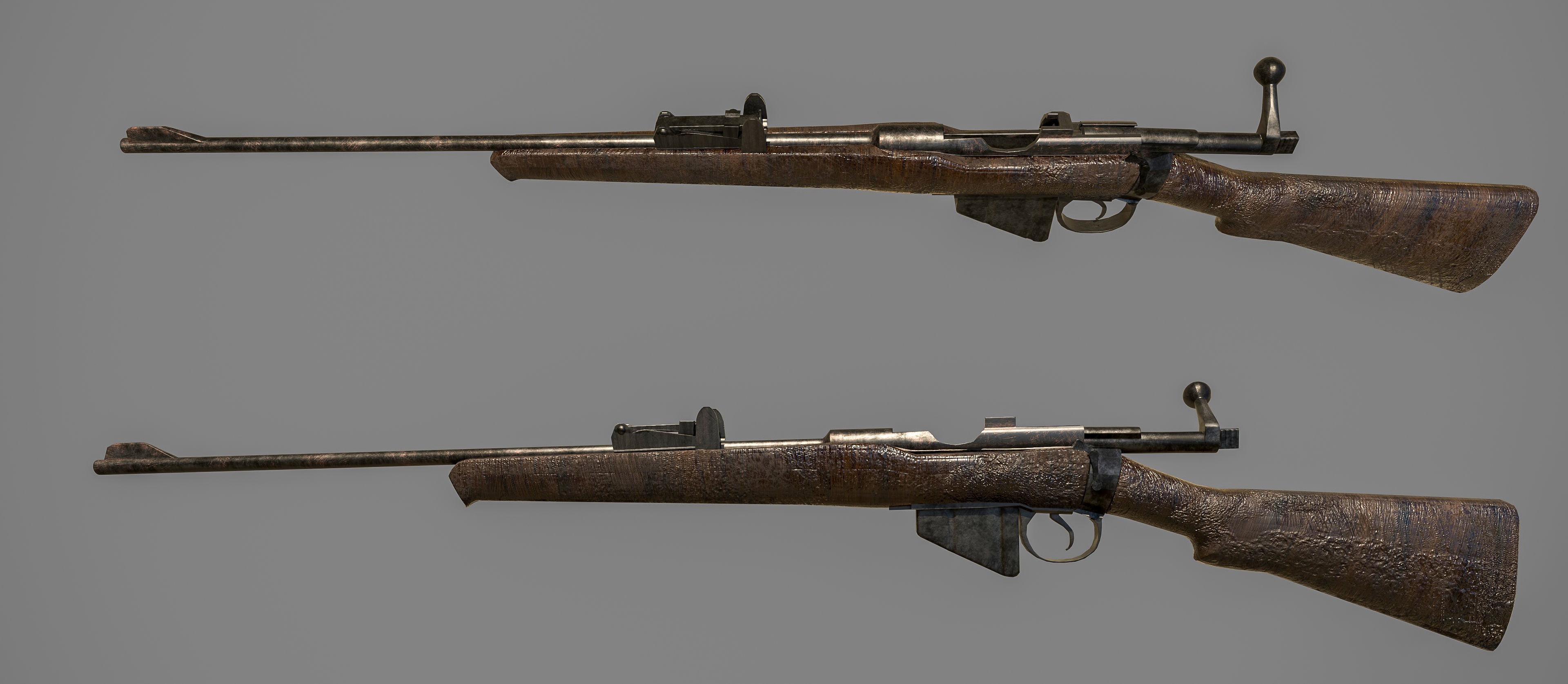 3D model Lee Enfield m3 VR / AR / low-poly | CGTrader