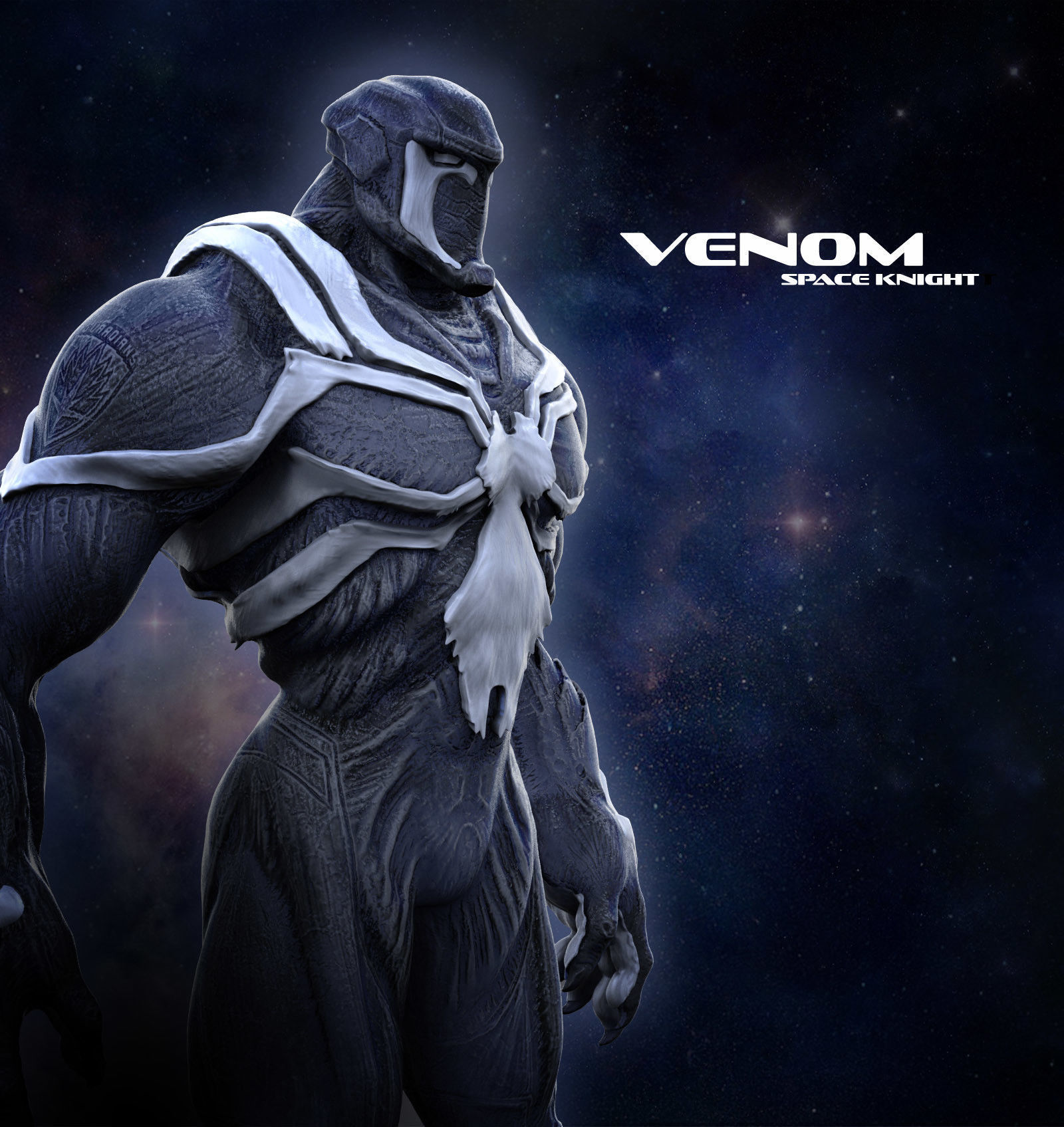 Venom Space Knight 3D model 3D printable | CGTrader