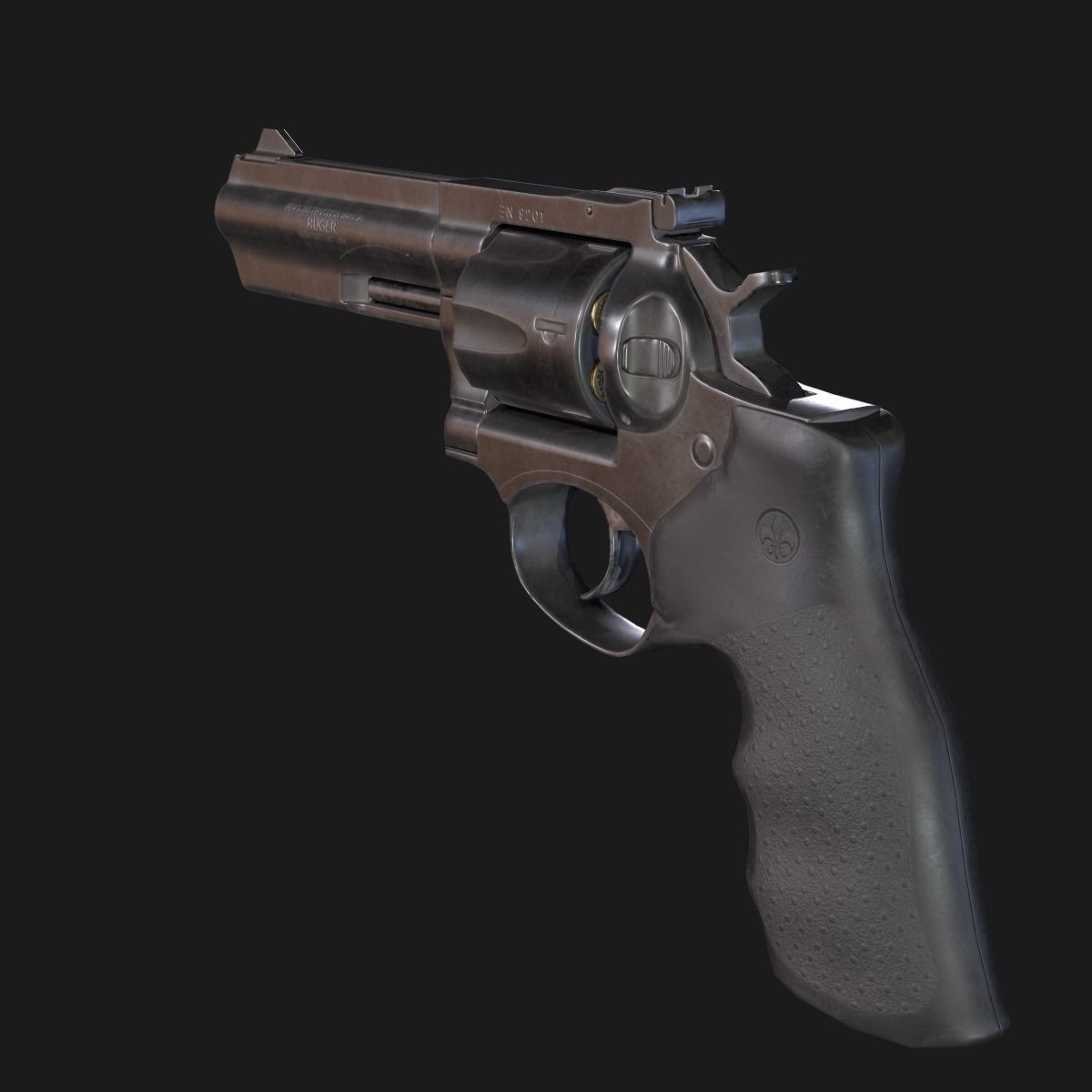 3D model Ruger GP100 Revolver VR / AR / low-poly | CGTrader