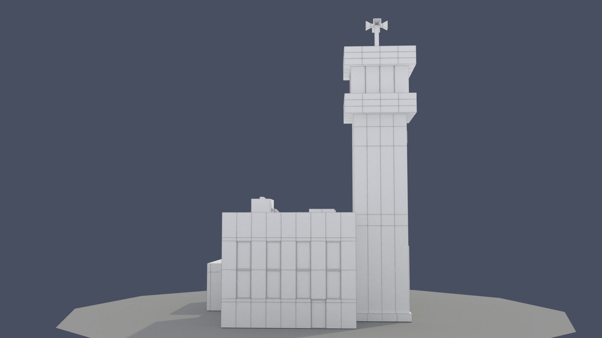 3D model Low Poly Fire Department VR / AR / low-poly | CGTrader