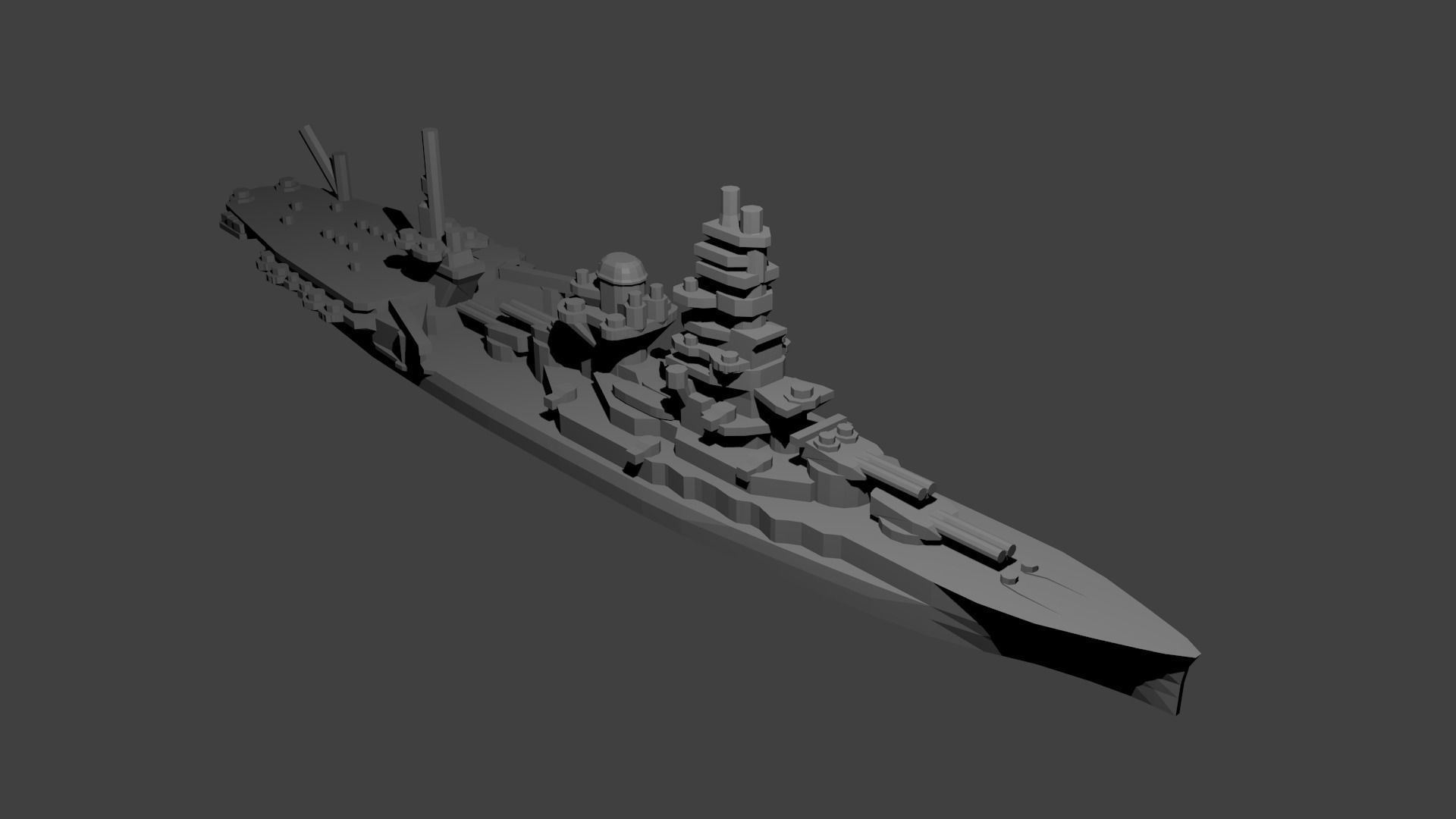Japanese Miniature WWII Warship Collection 3D model 3D printable | CGTrader
