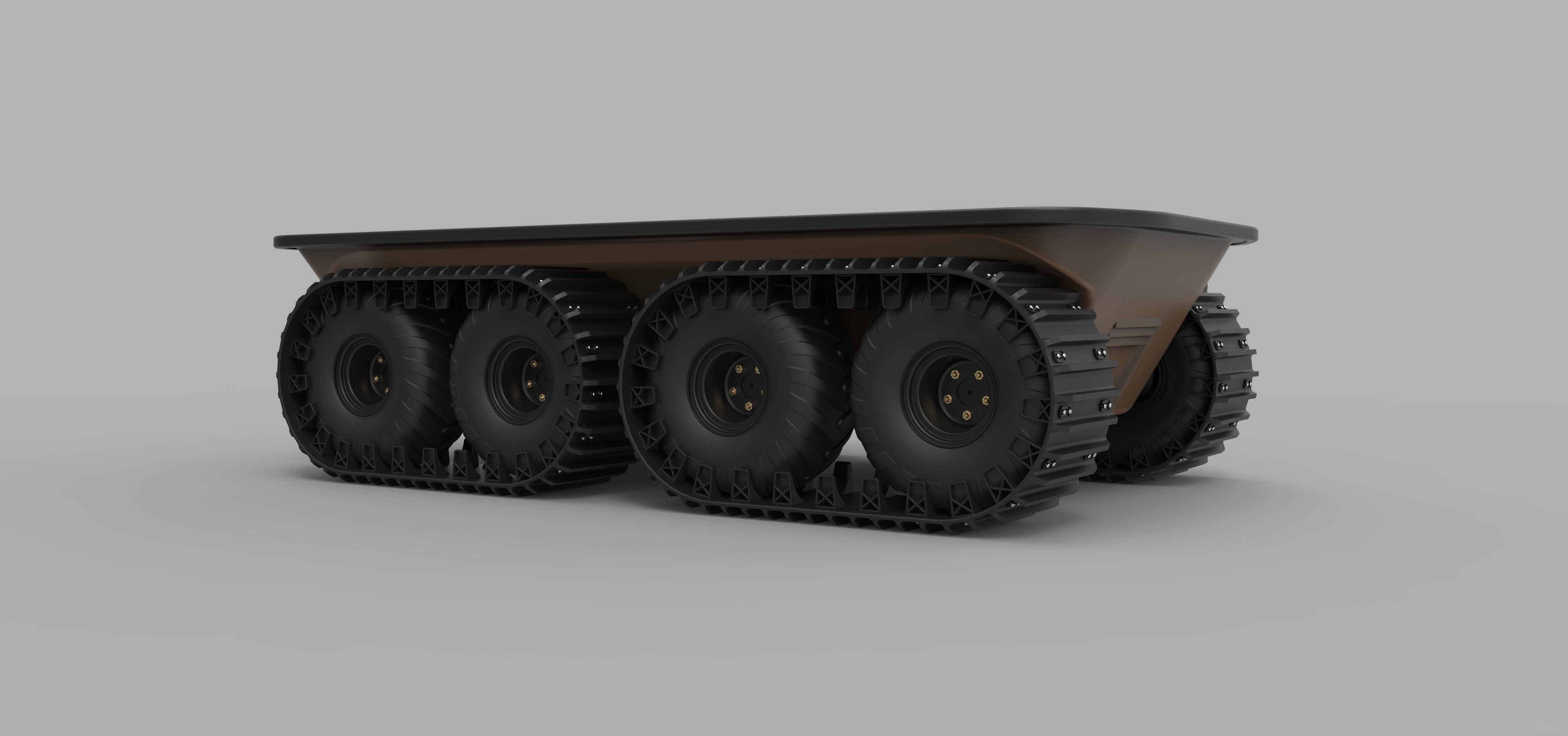 Argo platform 8x8 with 4 tracks 3D model | CGTrader