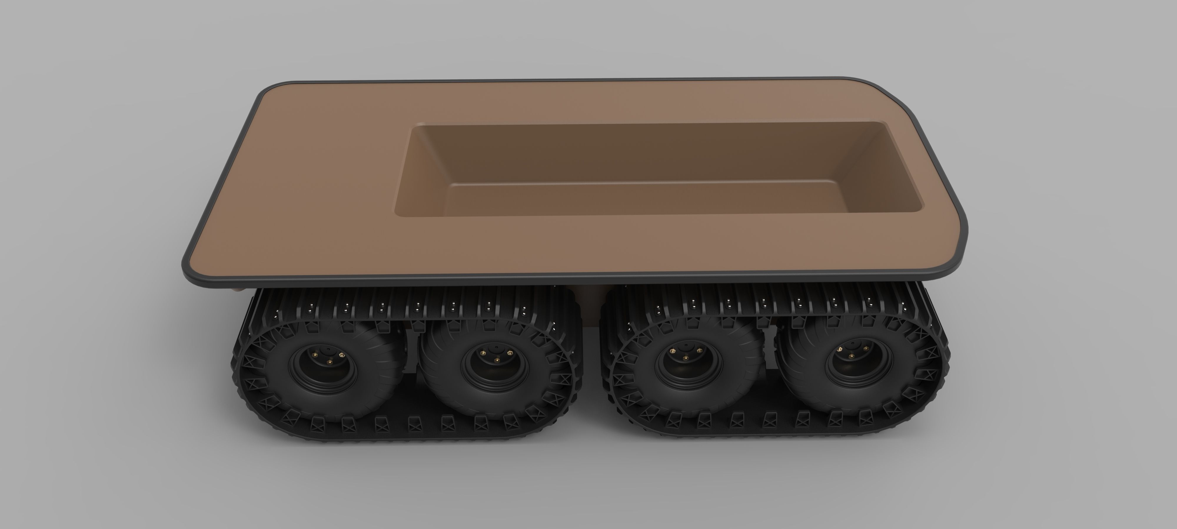 Argo platform 8x8 with 4 tracks 3D model | CGTrader