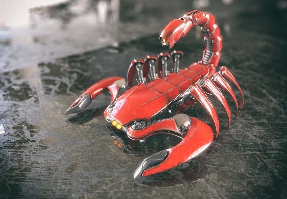 Mech Scorpion - Robots 3D model | CGTrader