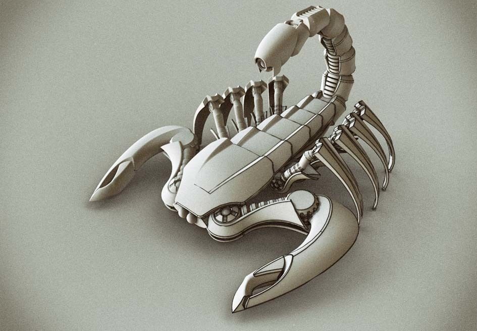 Mech Scorpion - Robots 3D model | CGTrader