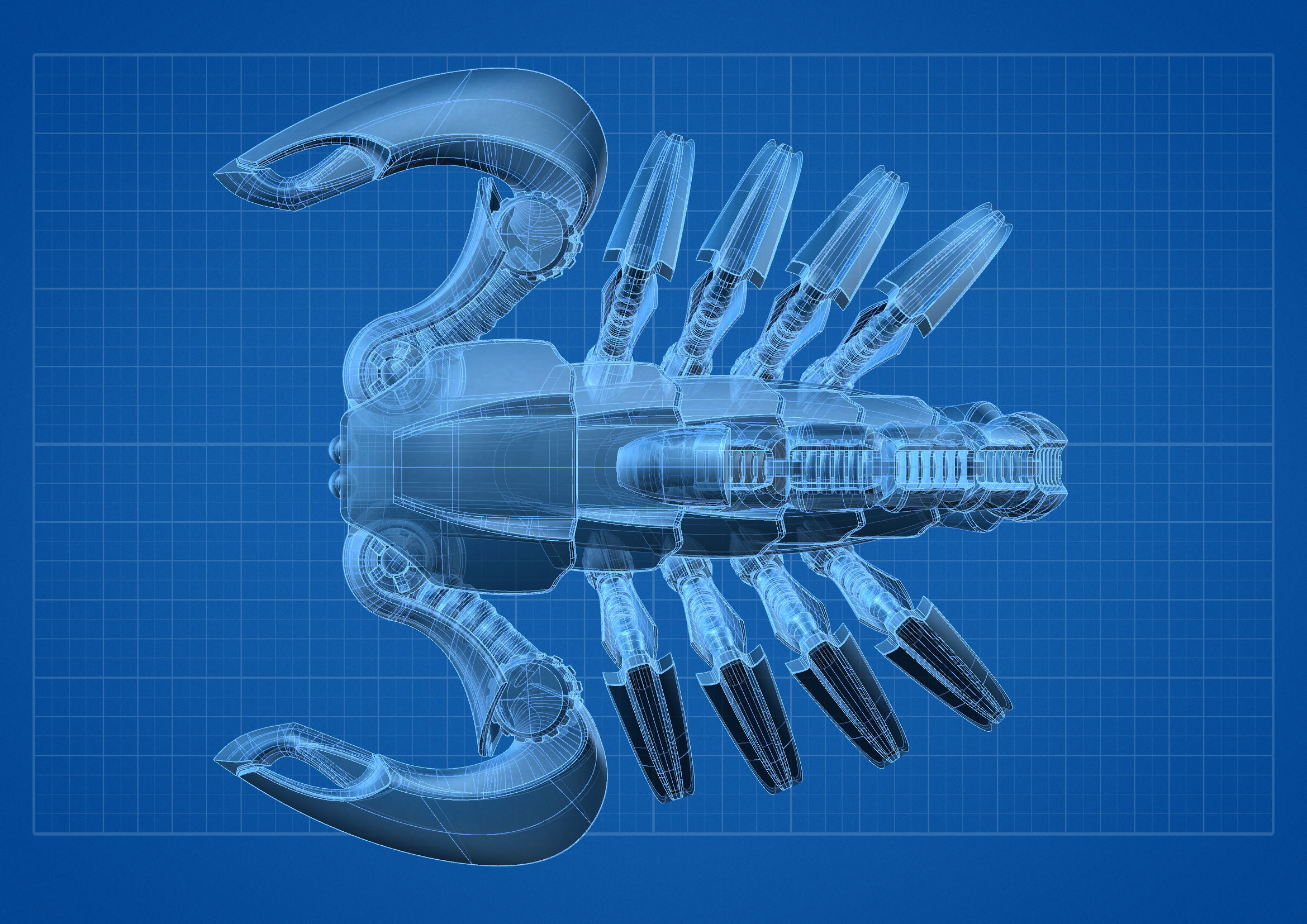 Mech Scorpion - Robots 3D model | CGTrader