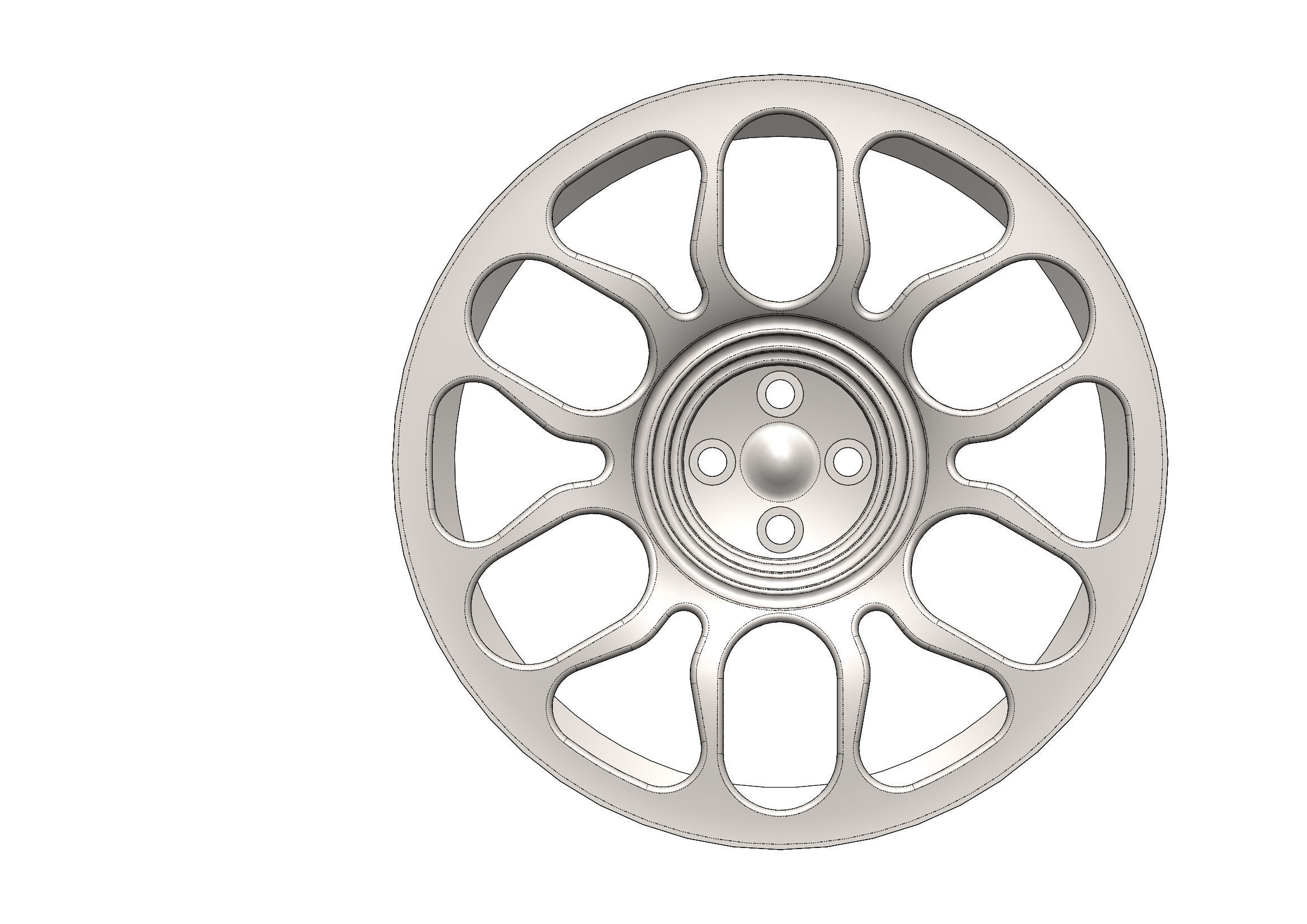 3D model Car Rim 1 VR / AR / low-poly | CGTrader