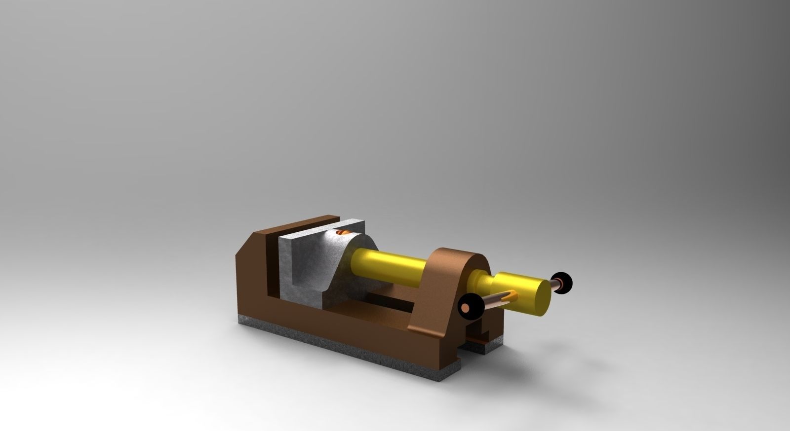 Bench vice free 3D model | CGTrader