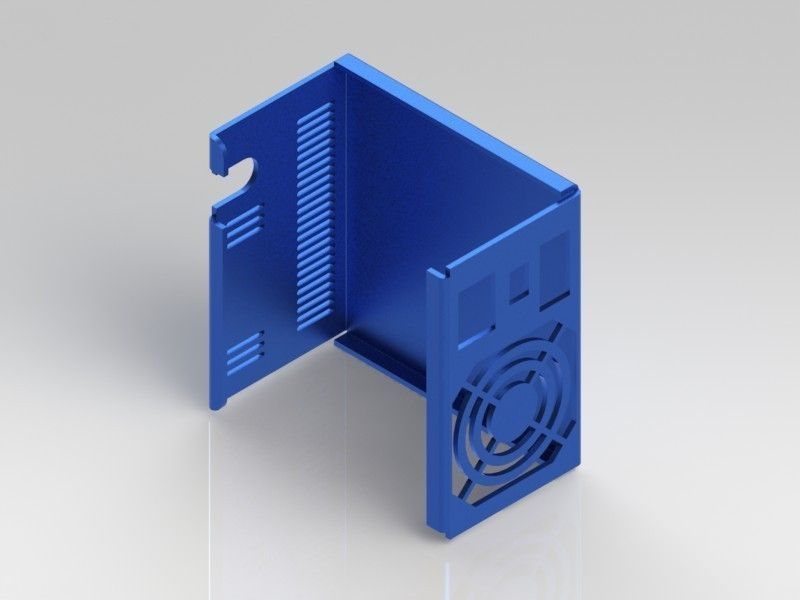 SMPS bottom cover free 3D model | CGTrader