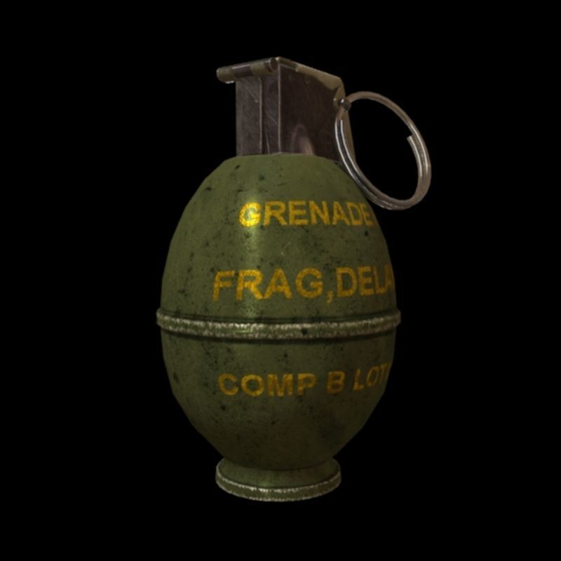 3D model MP26 grenade WW2 VR / AR / low-poly rigged | CGTrader