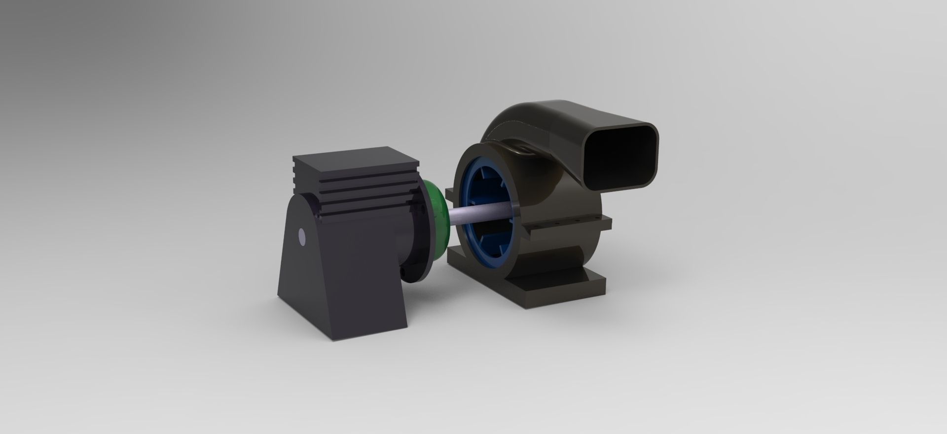 Blower Assembly free 3D model | CGTrader