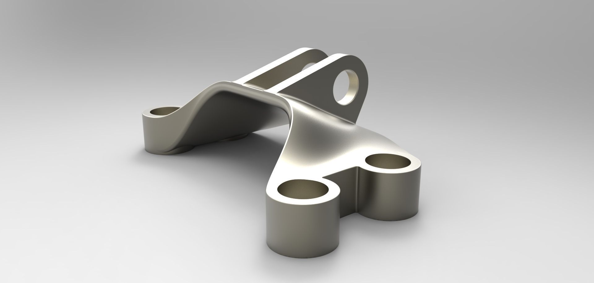 GE jet engine bracket 3 free 3D model | CGTrader