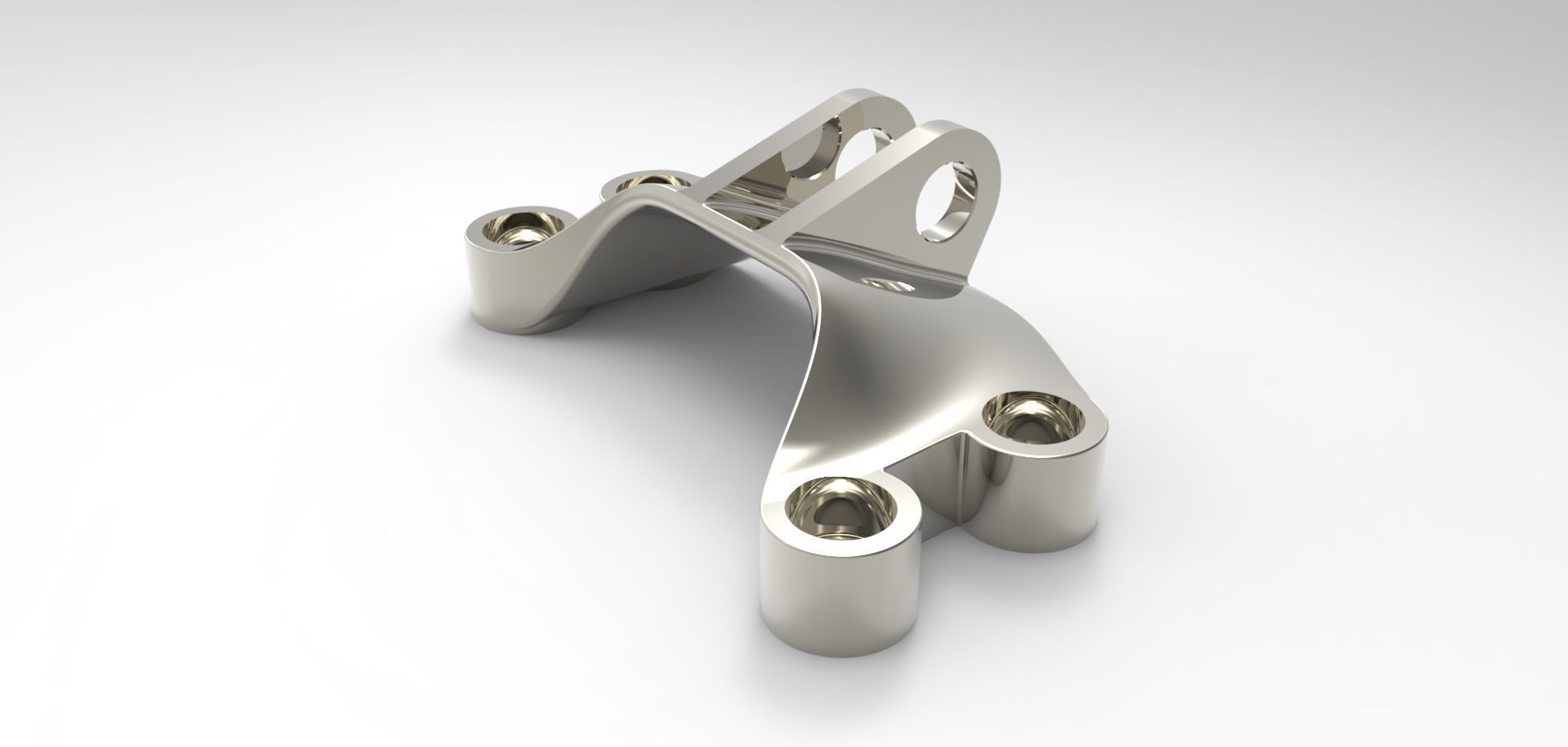 GE jet engine bracket 3 free 3D model | CGTrader