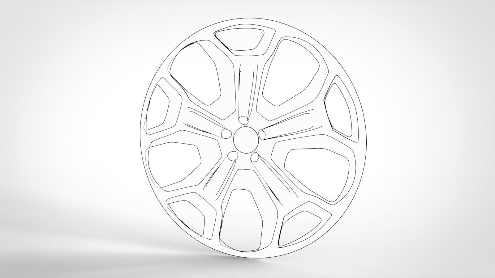 Wheel hub 3D model | CGTrader