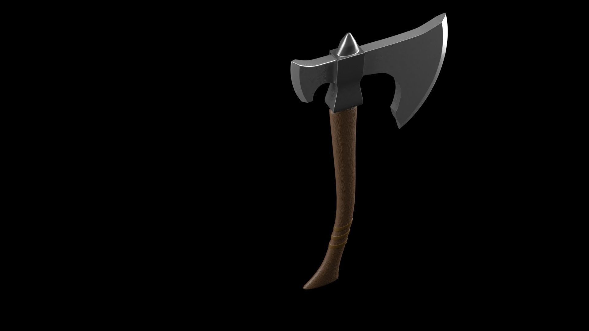 Metal axe 1 3D model | CGTrader