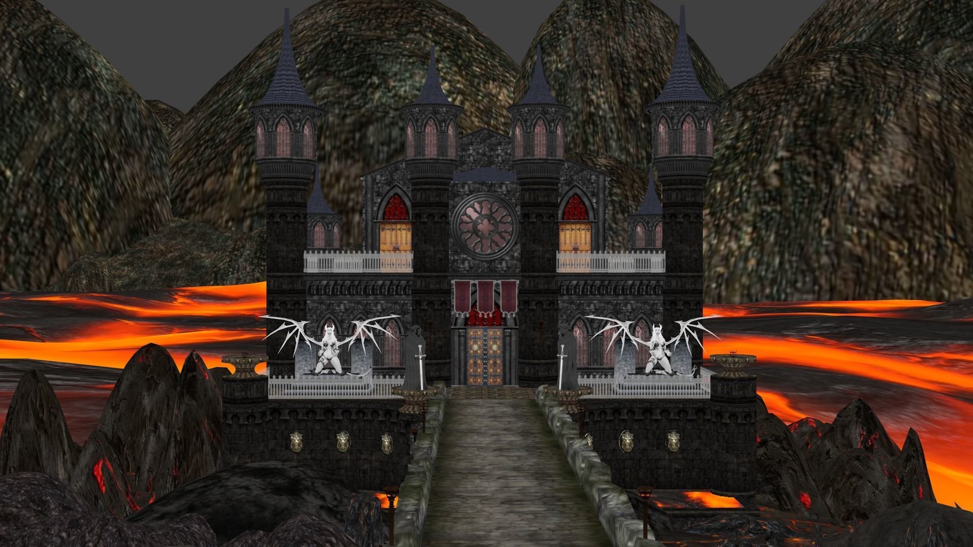 castle of hell 3D model | CGTrader